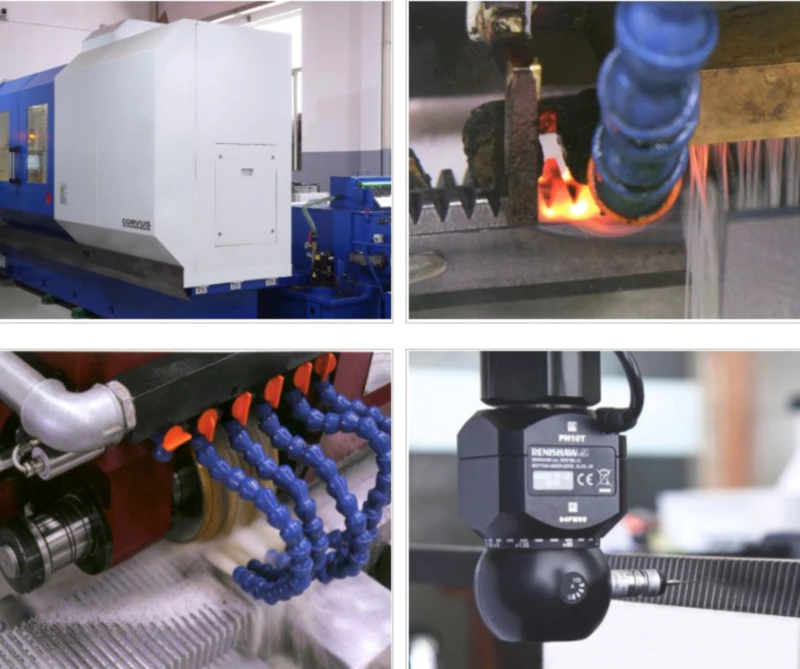 Stainless steel gear rack for power plant turbine blade pitch control ...